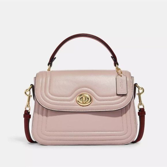 Coach | Bags | Coach Marlie Top Handle Satchel Colorblock Border ...
